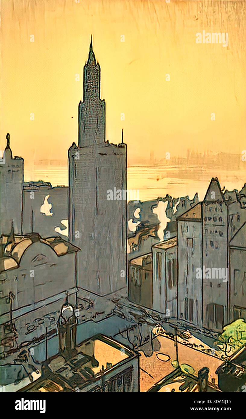 Mountain river in east Stock Vector Images - Alamy