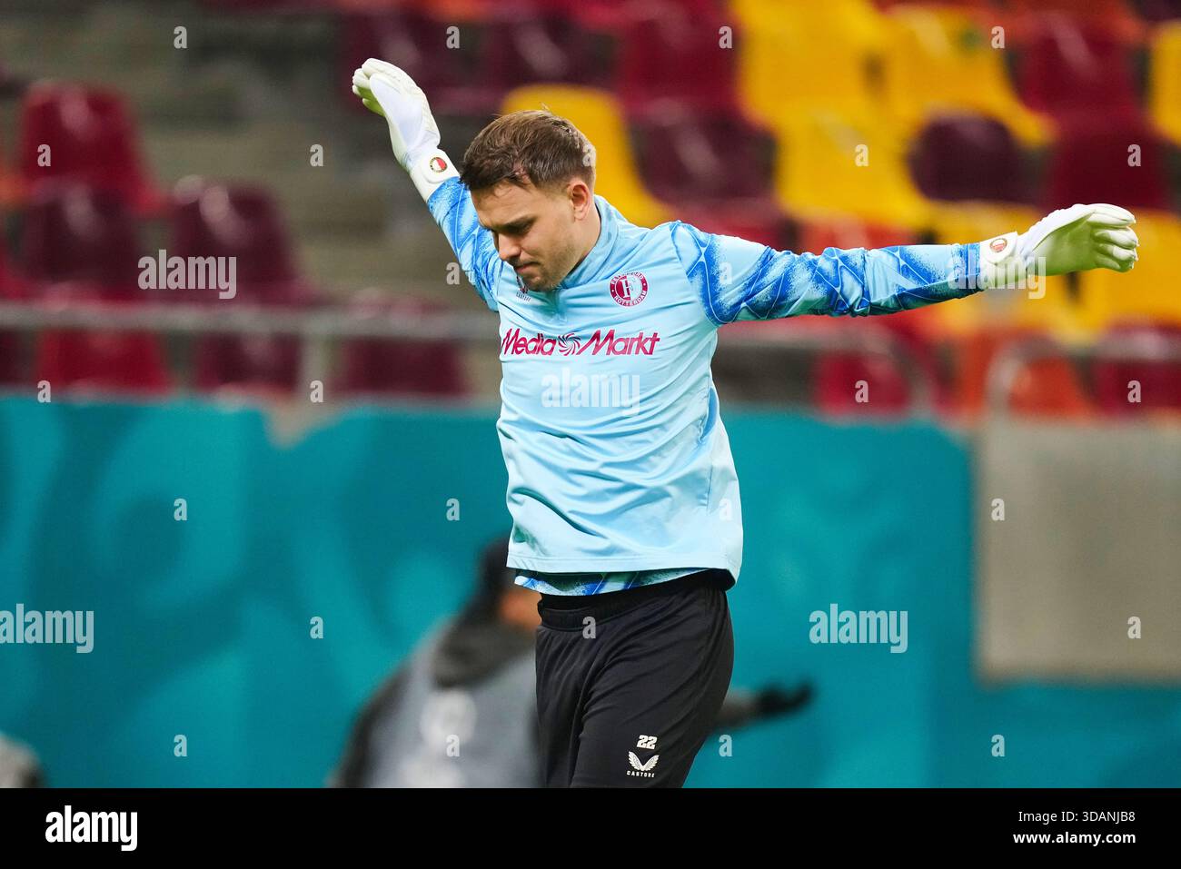 Bucharest - Goalkeeper Timon Wellenreuther of Feyenoord Rotterdam ...