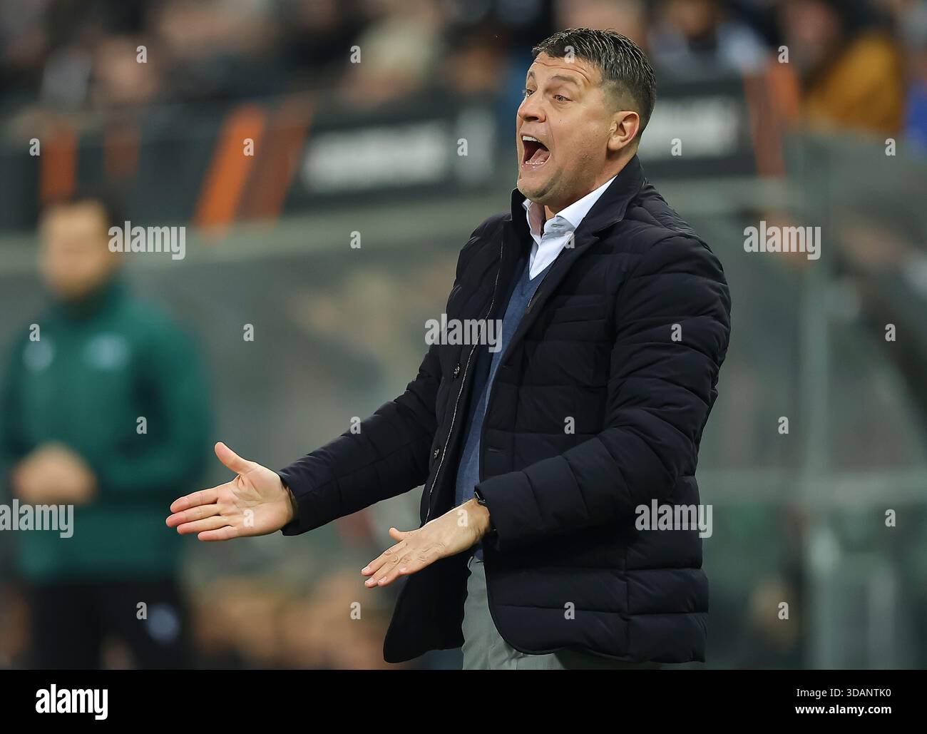 Head coach Vladan Milojevic of Crvena Zvezda during the UEFA Europa ...