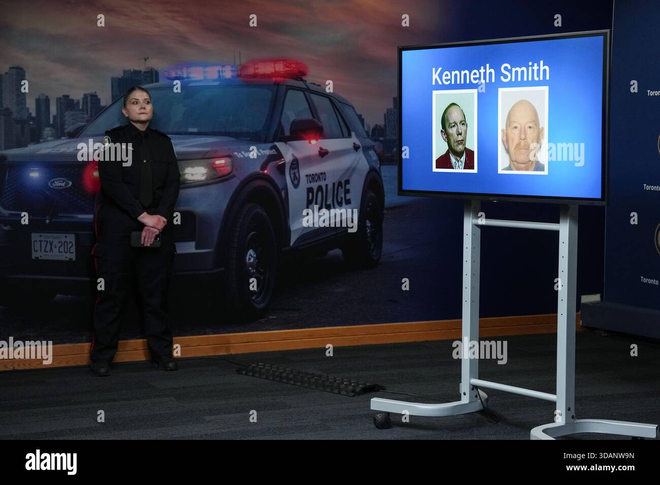 Images of Kenneth Smith are displayed as police provide a development ...