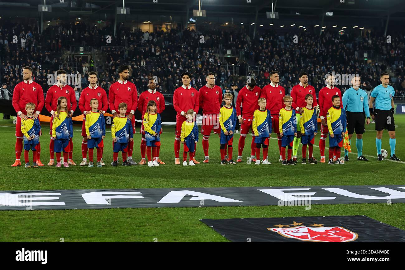 from left Marko Arnautovic, Nayair Tiknizyan, Tomas Handel, Rodrigao ...