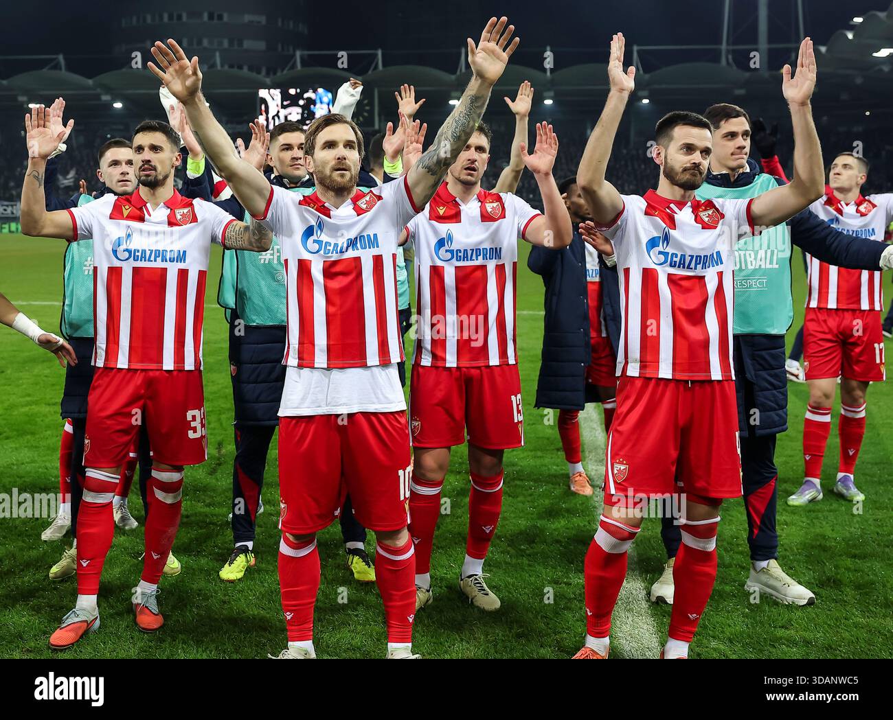 from left Rade Krunic, Aleksandar Katai, Milos Veljkovic, Mirko Ivanic ...