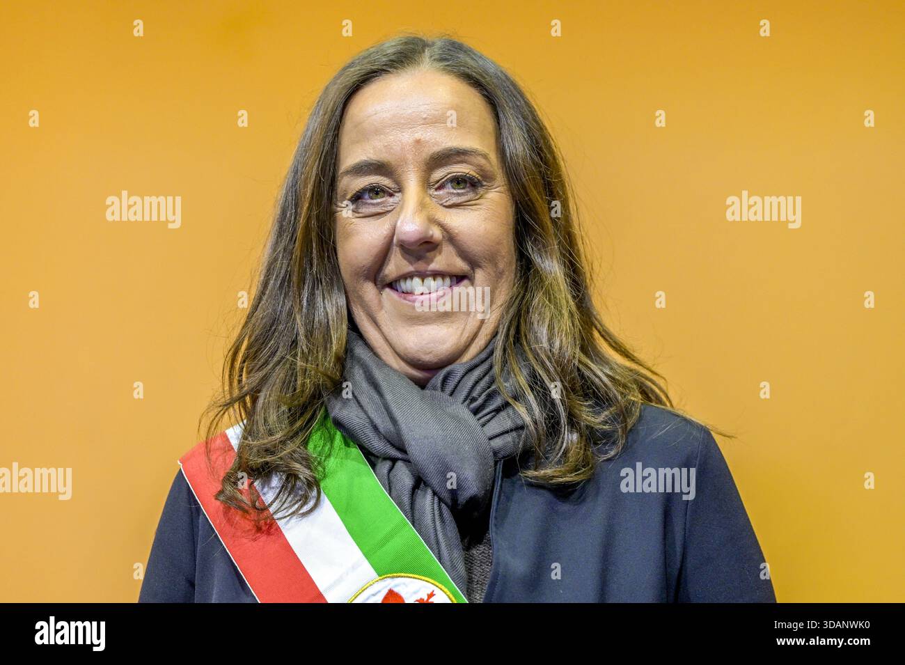 THE MAYOR OF THE CITY OF FLORENCE SARA FUNARO during Olympic Torch ...