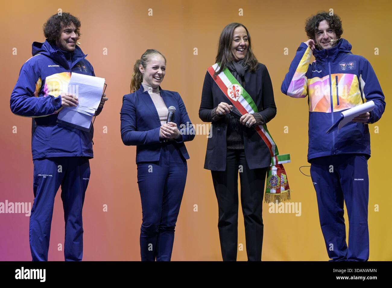 THE MAYOR OF THE CITY OF FLORENCE SARA FUNARO AND THE SPORT COUNCILOR ...