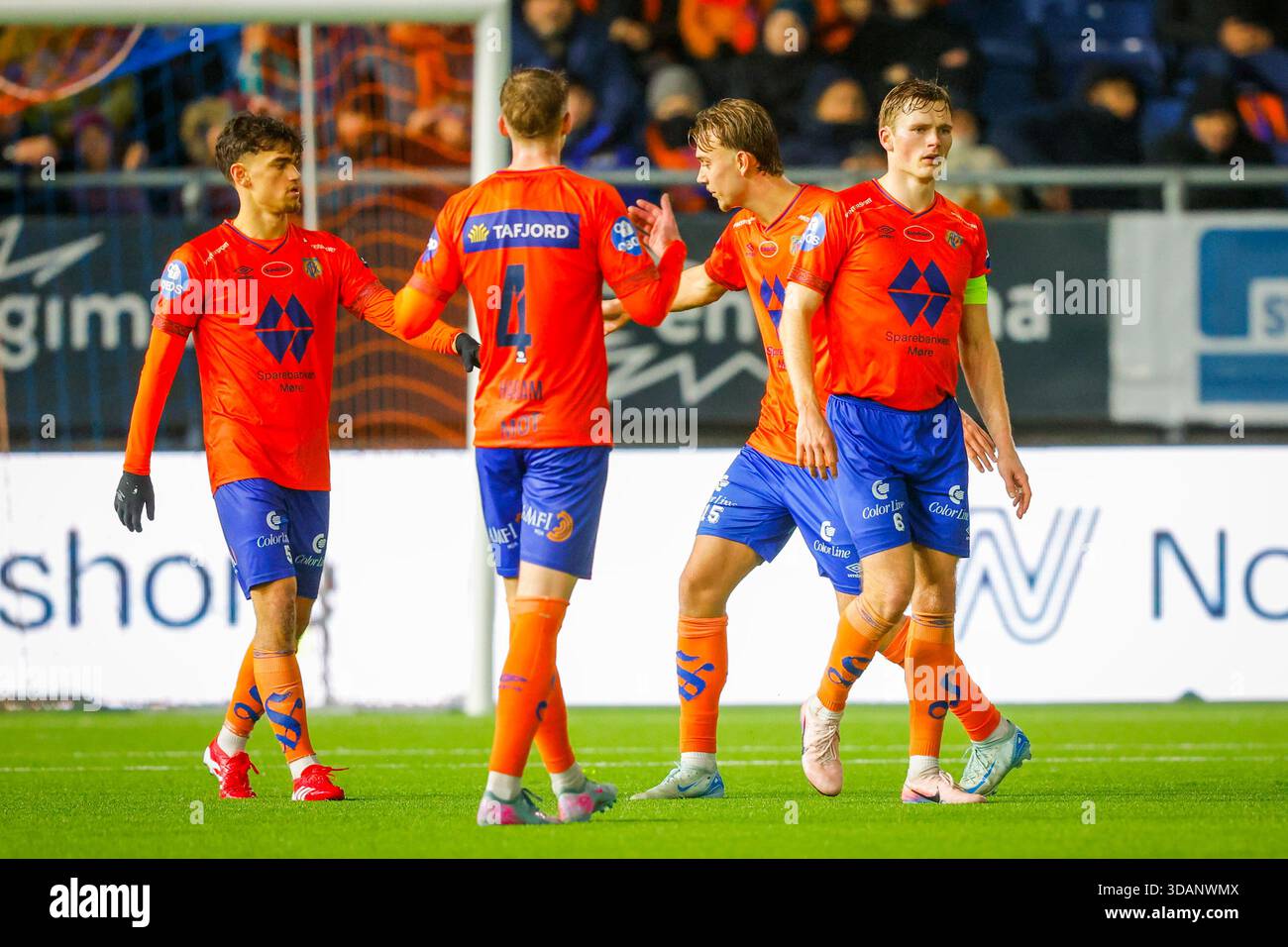 Ålesund 20251211. Aalesund's Aleksander Hammer Kjelsen, Simen Haram ...