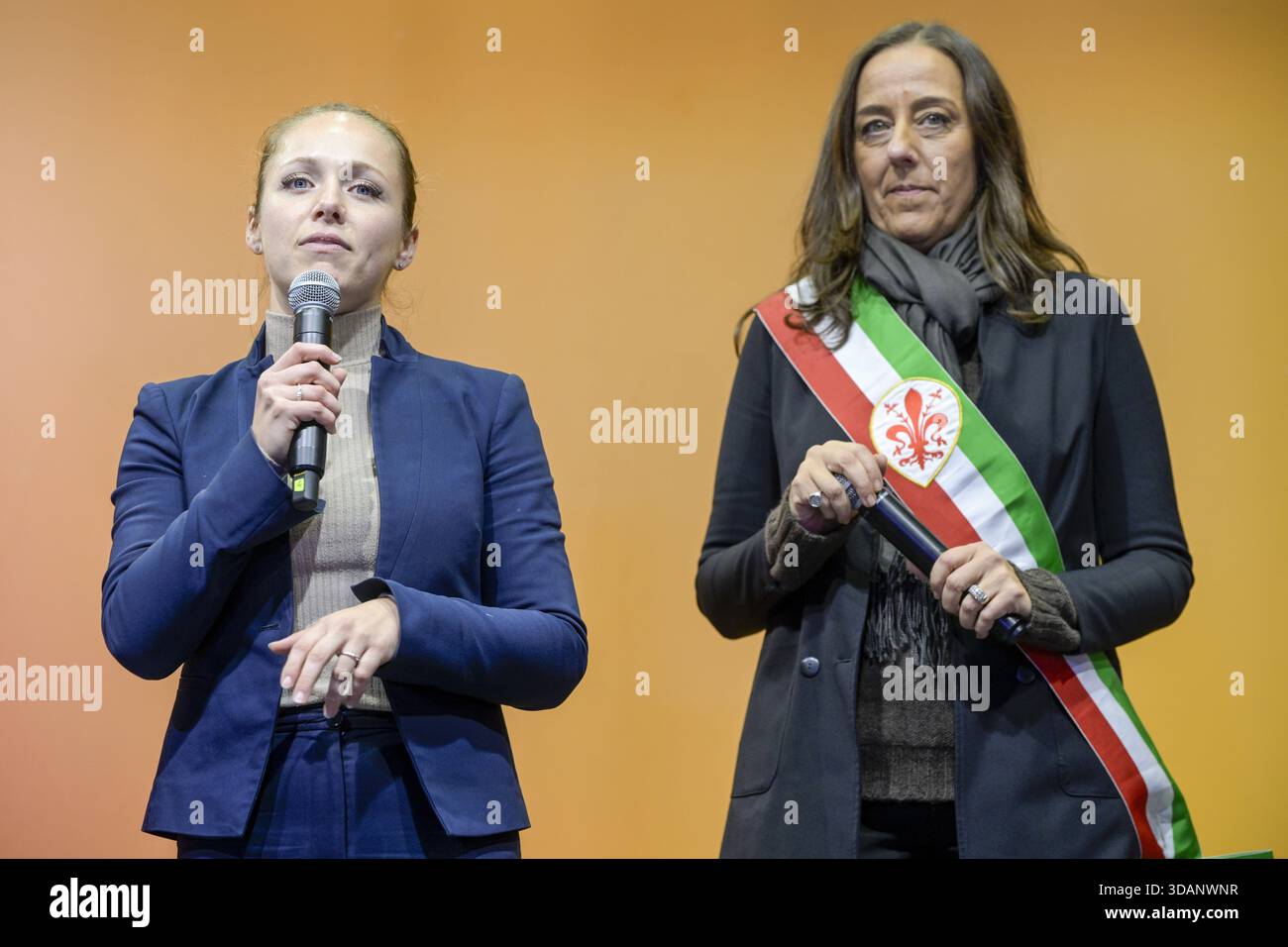 THE MAYOR OF THE CITY OF FLORENCE SARA FUNARO AND THE SPORT COUNCILOR ...