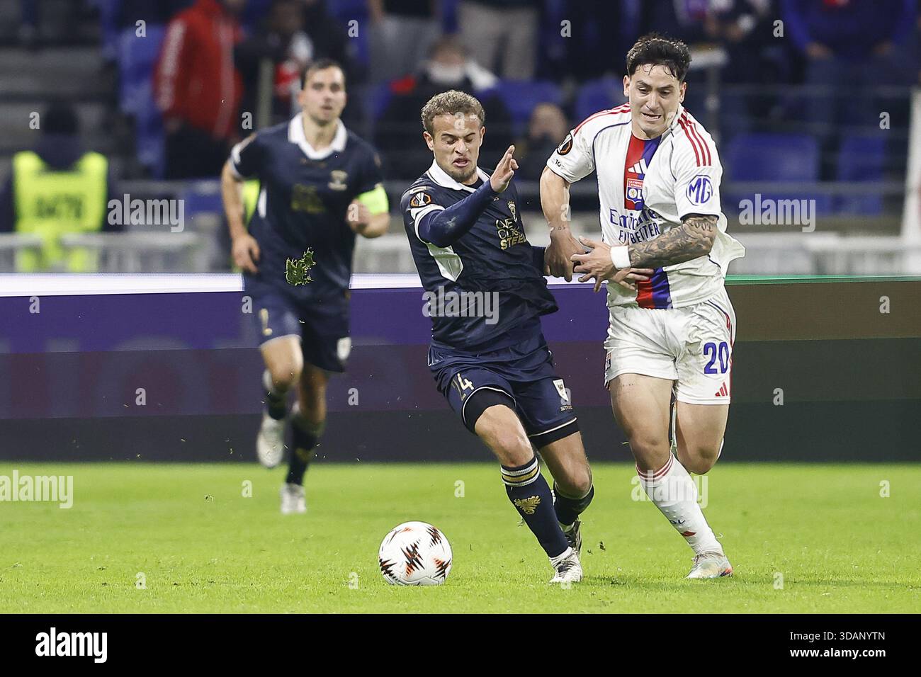 LYON , 17-11-2025 , Groupama Stadium , season 2025 / 2026 , UEFA Europa ...