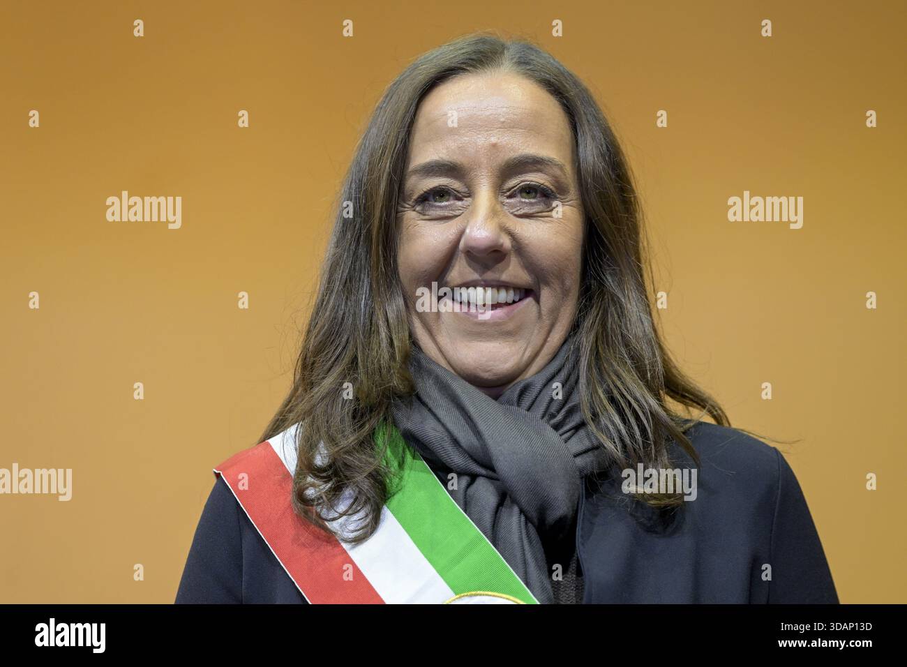 THE MAYOR OF THE CITY OF FLORENCE SARA FUNARO during Olympic Torch ...