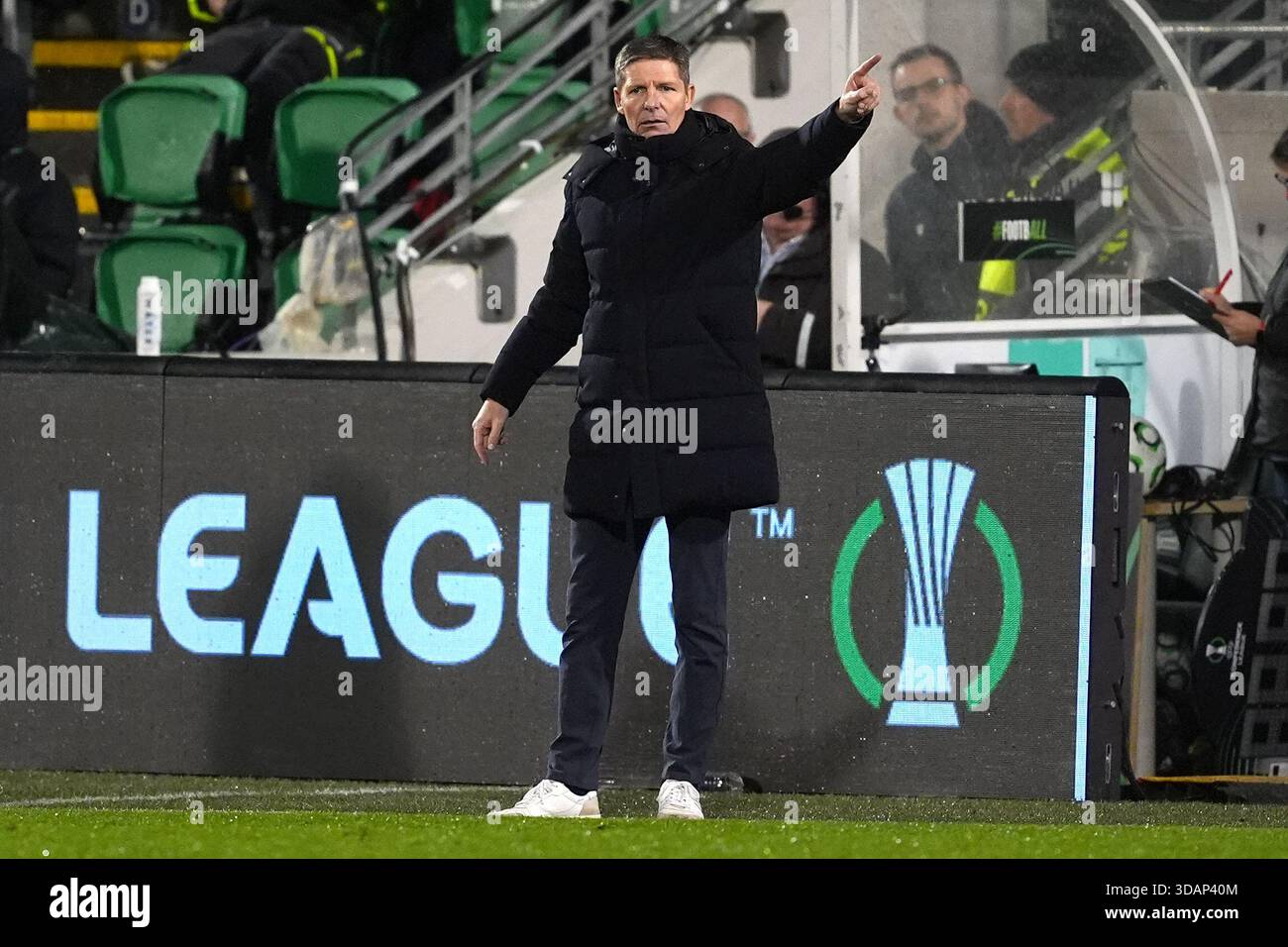 Crystal Palace manager Oliver Glasner during the UEFA Conference League ...
