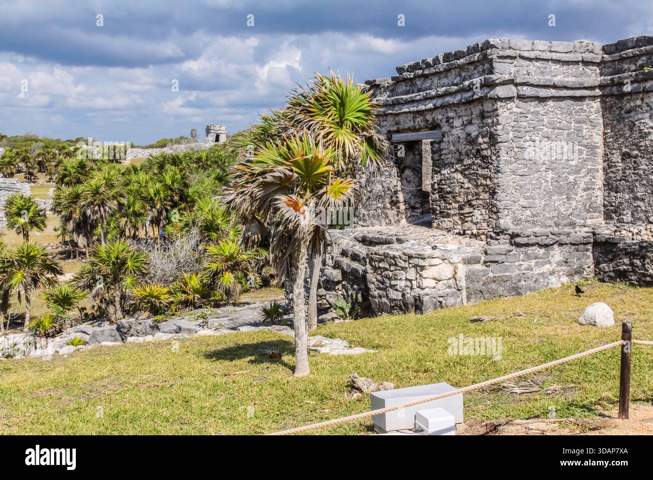 Cenote House, Tulum Archaeological Zone, Quintana Roo, Mexico Stock ...