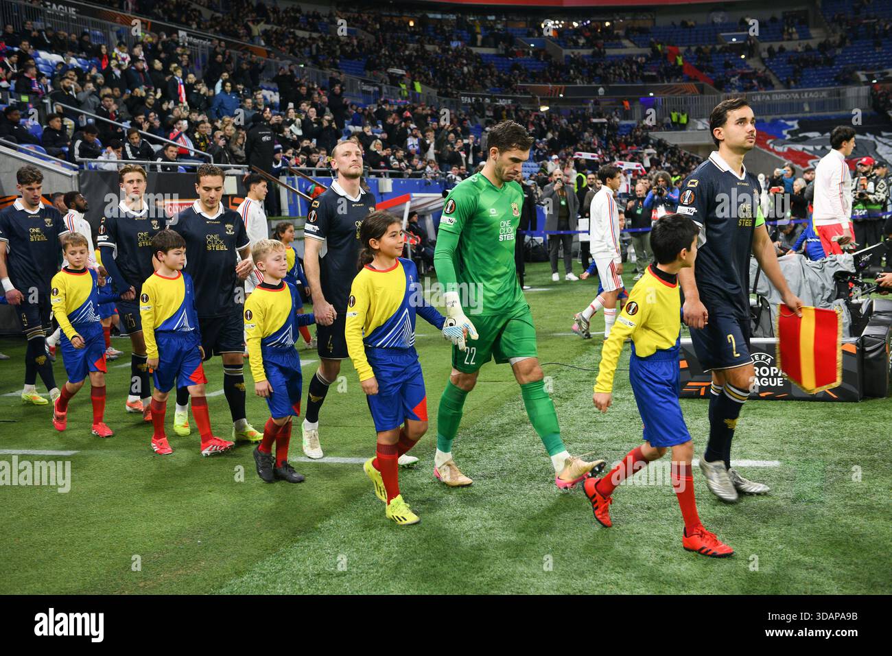 Players arrival during the UEFA Europa League, League phase, MD6 ...