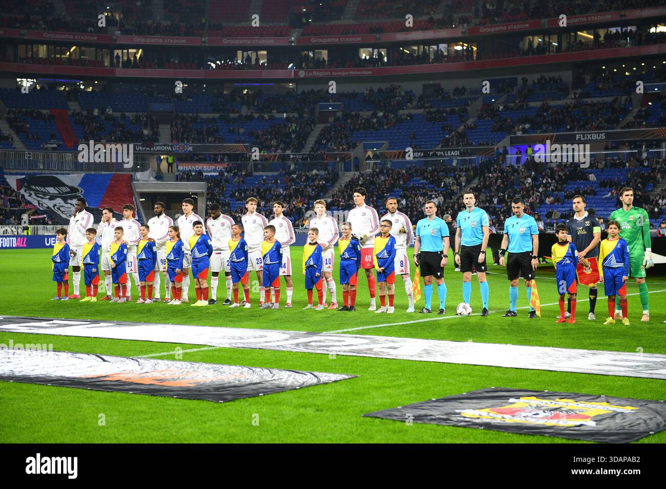 Players view during the UEFA Europa League, League phase, MD6 football ...