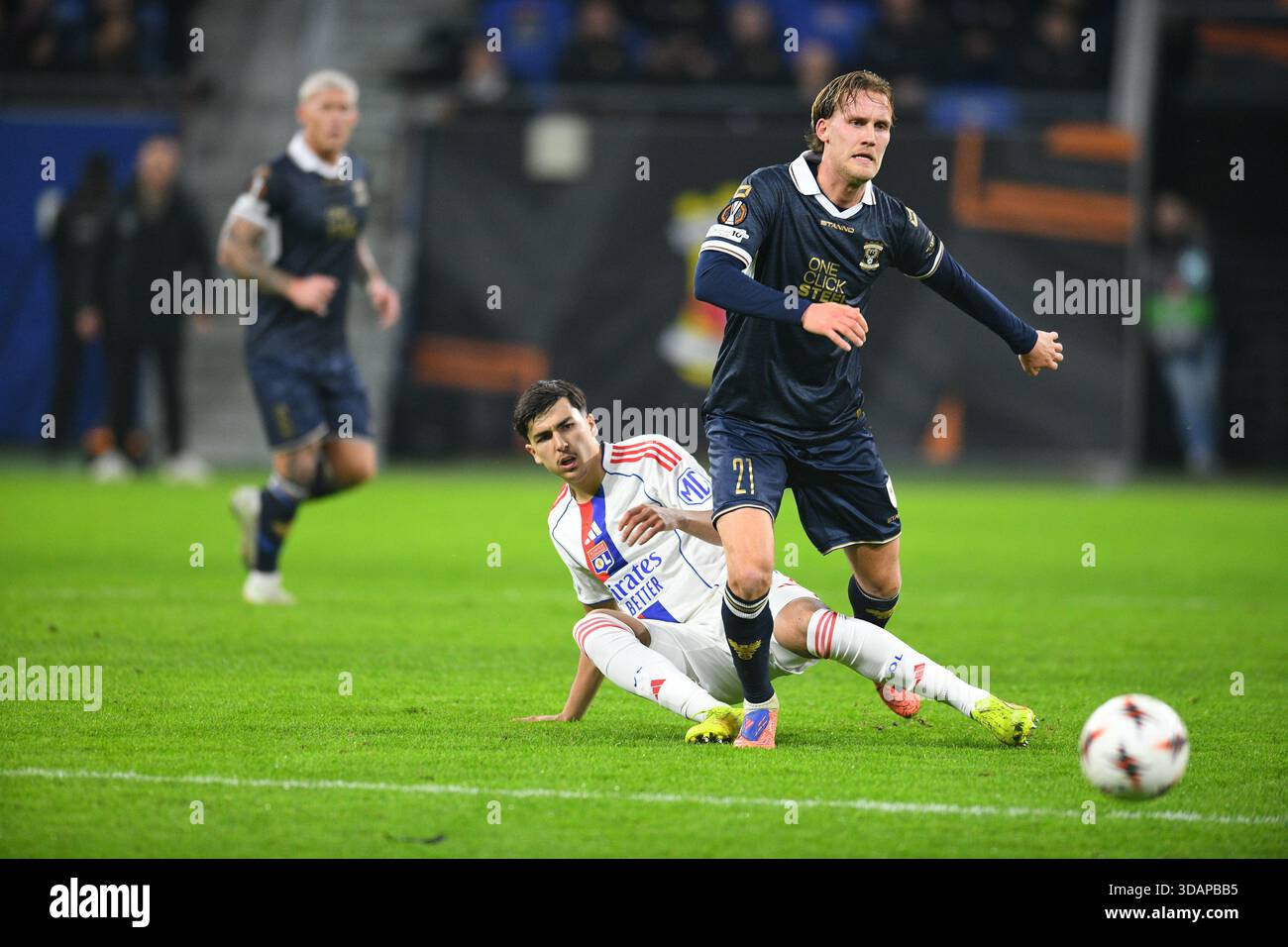Action during the UEFA Europa League, League phase, MD6 football match ...