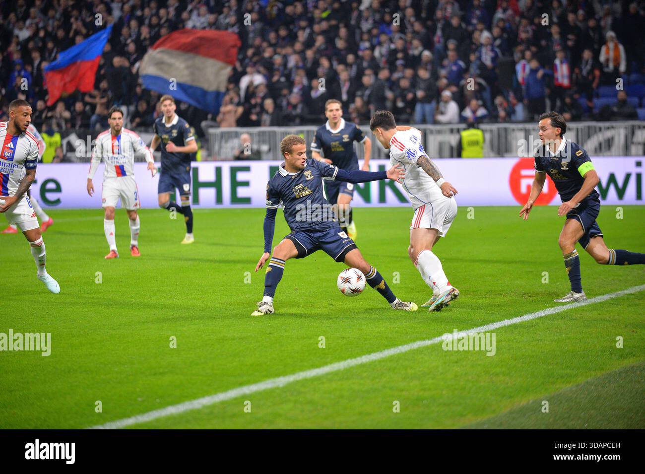 Action during the UEFA Europa League, League phase, MD6 football match ...