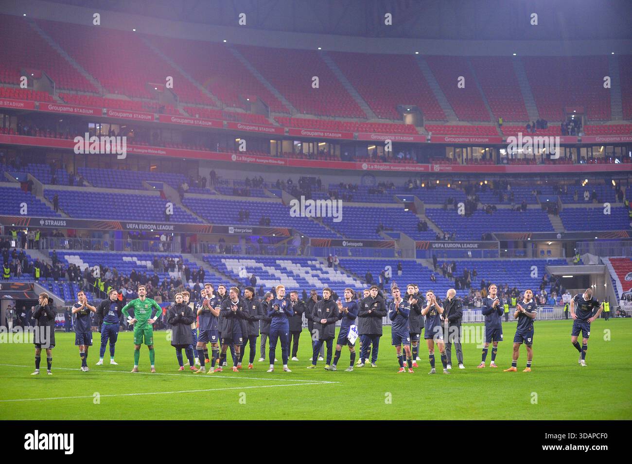 Go Ahead Eagles team during the UEFA Europa League, League phase, MD6 ...