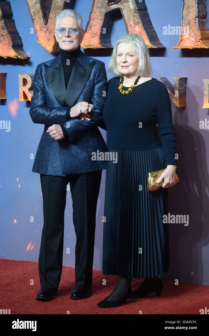London, UK. 11 Dec, 2025. Pictured: Stephen Lang and wife Kristina ...