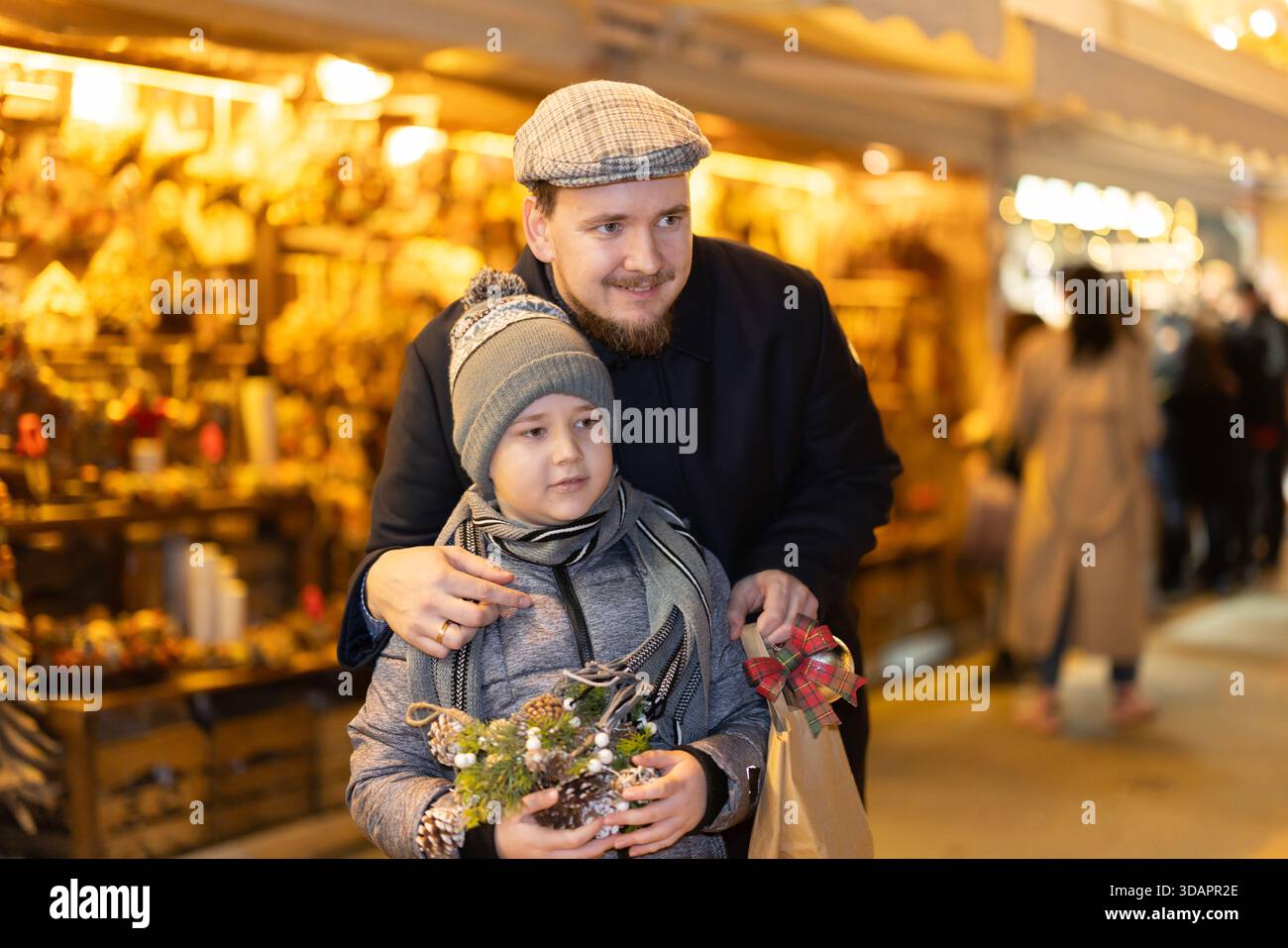 Dad son fair in hi-res stock photography and images - Alamy