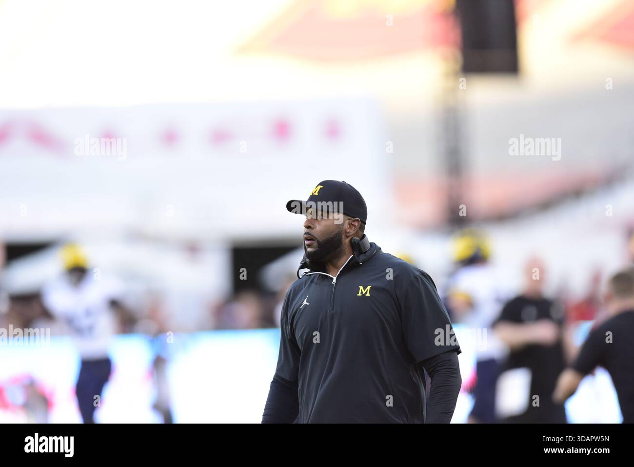 December 10, 2025 FILE PHOTO: Michigan administration fired football head coach Sherrone Moore ...