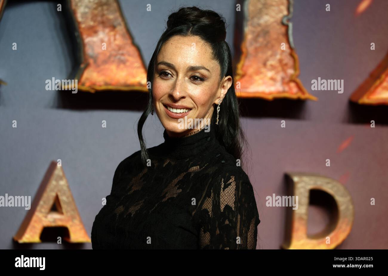 Oona Chaplin attends the Avatar Fire And Ash UK Premiere at BFI IMAX ...