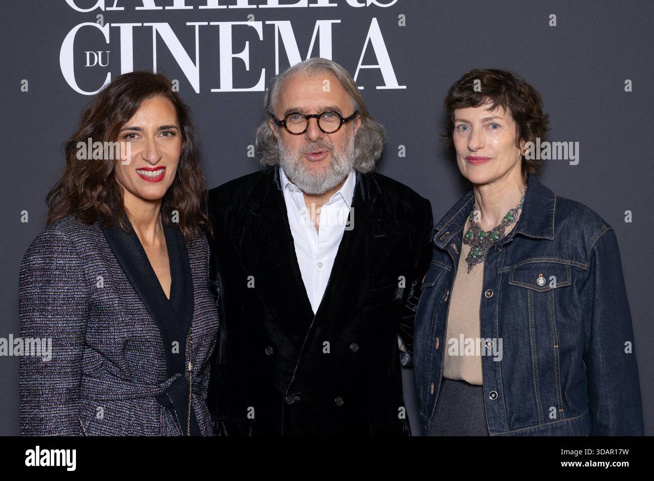 Julie Lethiphu, Gregoire Chertok, Elsa Heizmann attends the 'Andre ...
