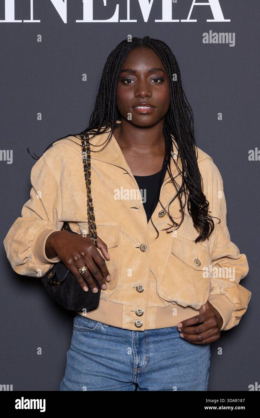 Suzy Bemba attends the 'Andre Bazin - Cahiers Du Cinema-Chanel' Prize ...