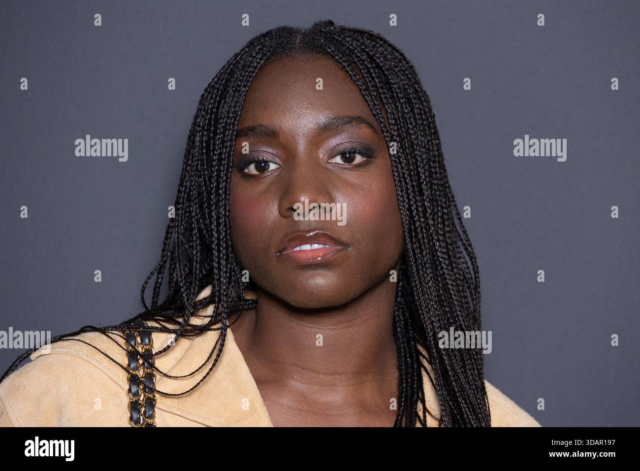 Suzy Bemba attends the 'Andre Bazin - Cahiers Du Cinema-Chanel' Prize ...