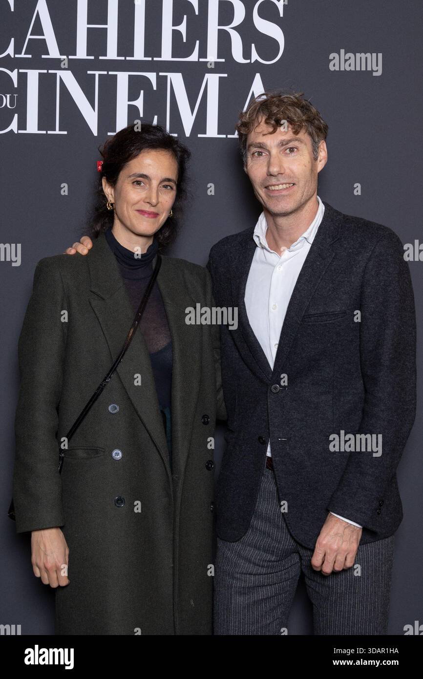 Charline Bourgeois-Tacquet, David Thion attends the 'Andre Bazin ...