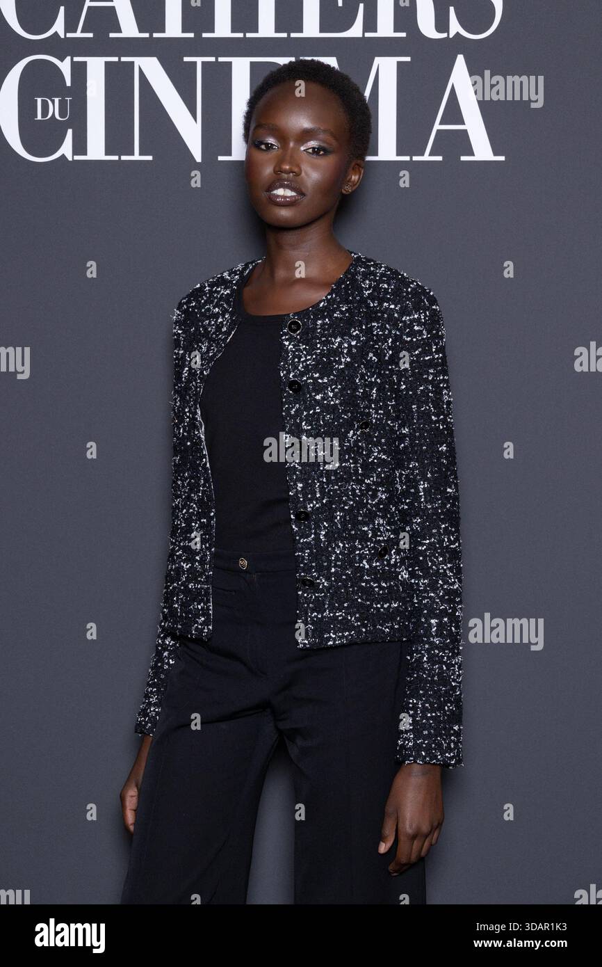 Anyier Anei attends the 'Andre Bazin - Cahiers Du Cinema-Chanel' Prize ...