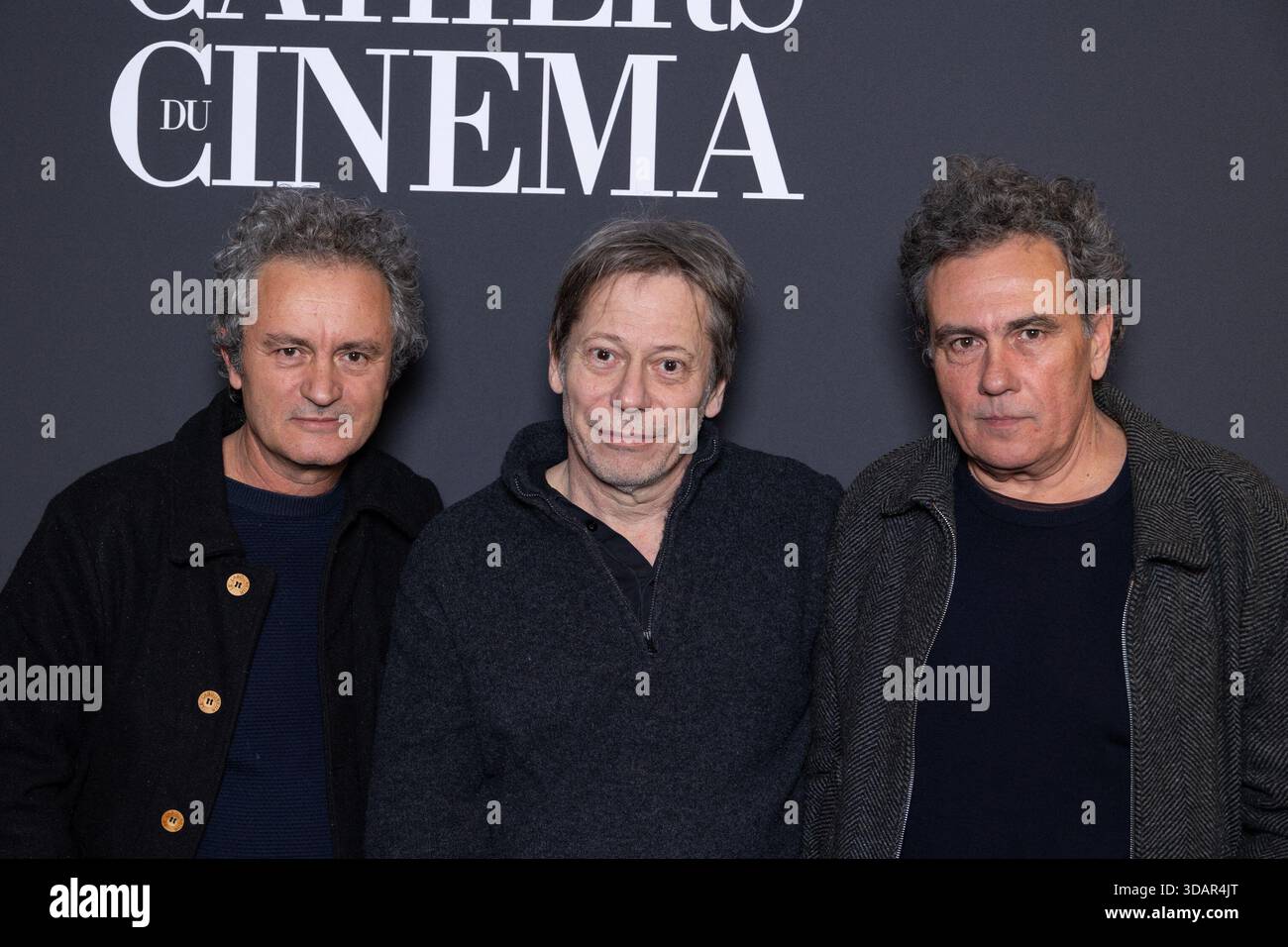 Jean-Marie Larrieu, Mathieu Amalric, Arnaud Larrieu attends the 'Andre ...