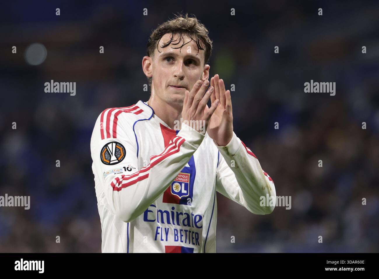 Tyler Morton of Lyon during the UEFA Europa League, League phase, MD6 ...