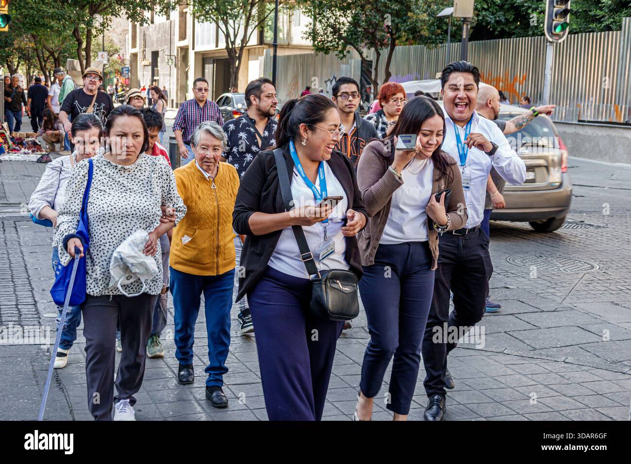 Mexico City Mexico,Centro Historico historic center,men women adults ...