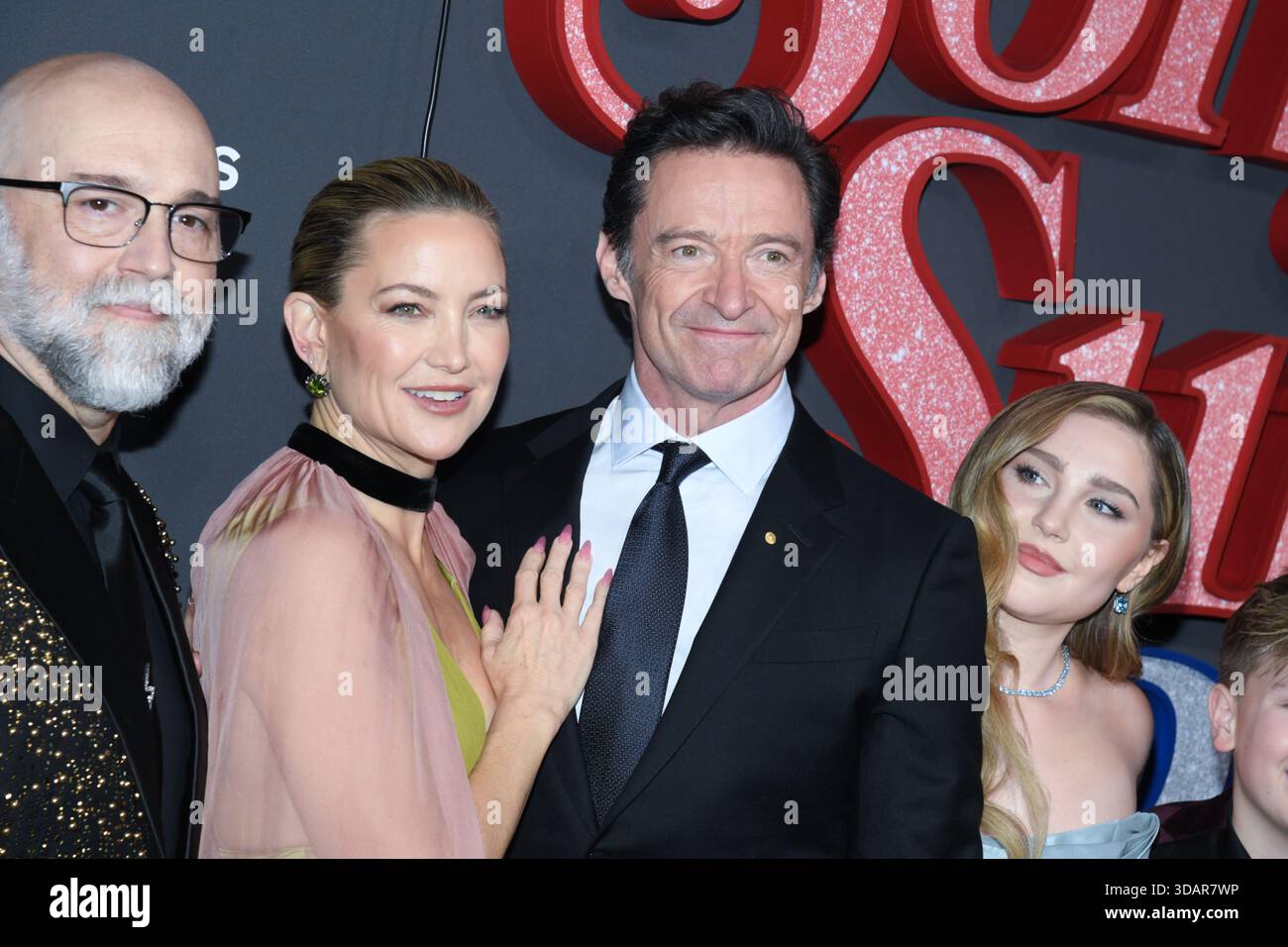 Craig Brewer, Kate Hudson, Hugh Jackman, and Ella Anderson attend the ...