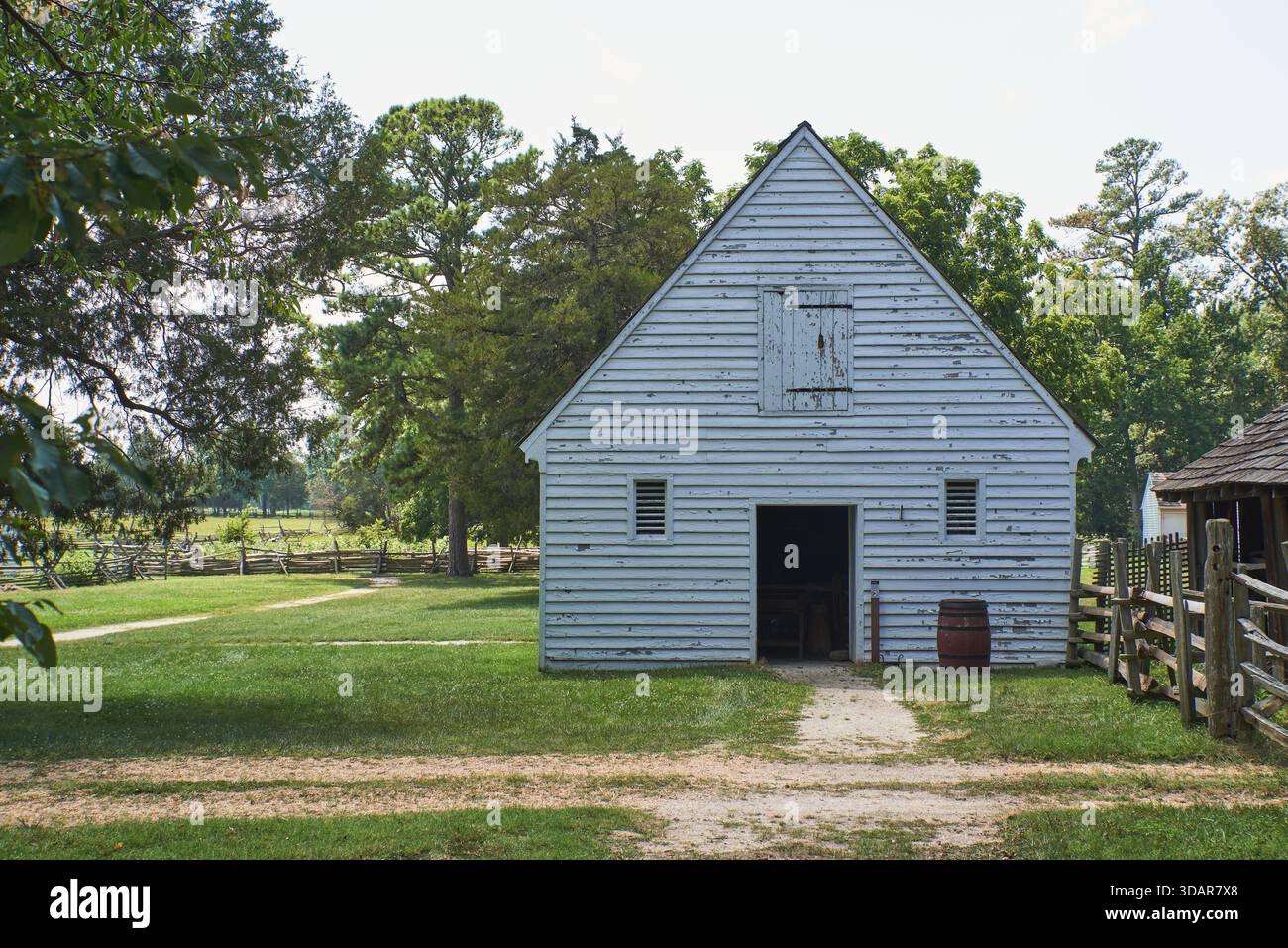Barn at George Washington Birthplace National Monument in Virginia ...