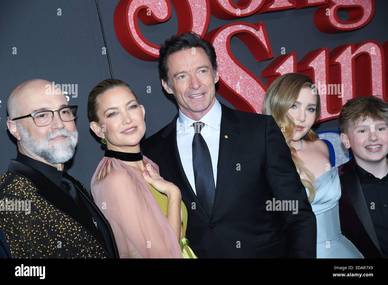 Craig Brewer, Kate Hudson, Hugh Jackman, Ella Anderson, and Hudson ...