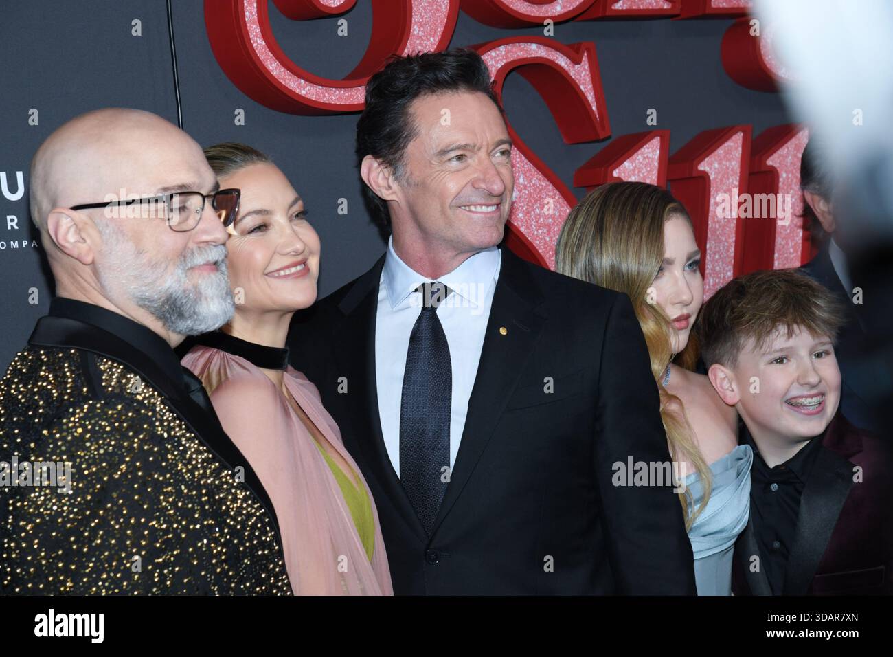 Craig Brewer, Kate Hudson, Hugh Jackman, Ella Anderson, and Hudson ...