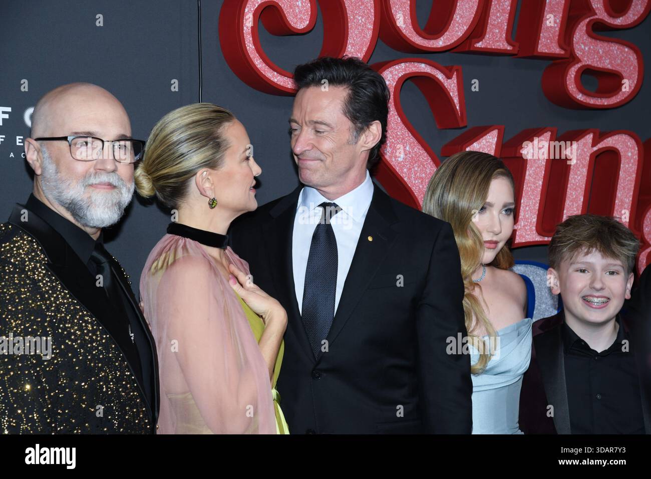 Craig Brewer, Kate Hudson, Hugh Jackman, Ella Anderson, and Hudson ...