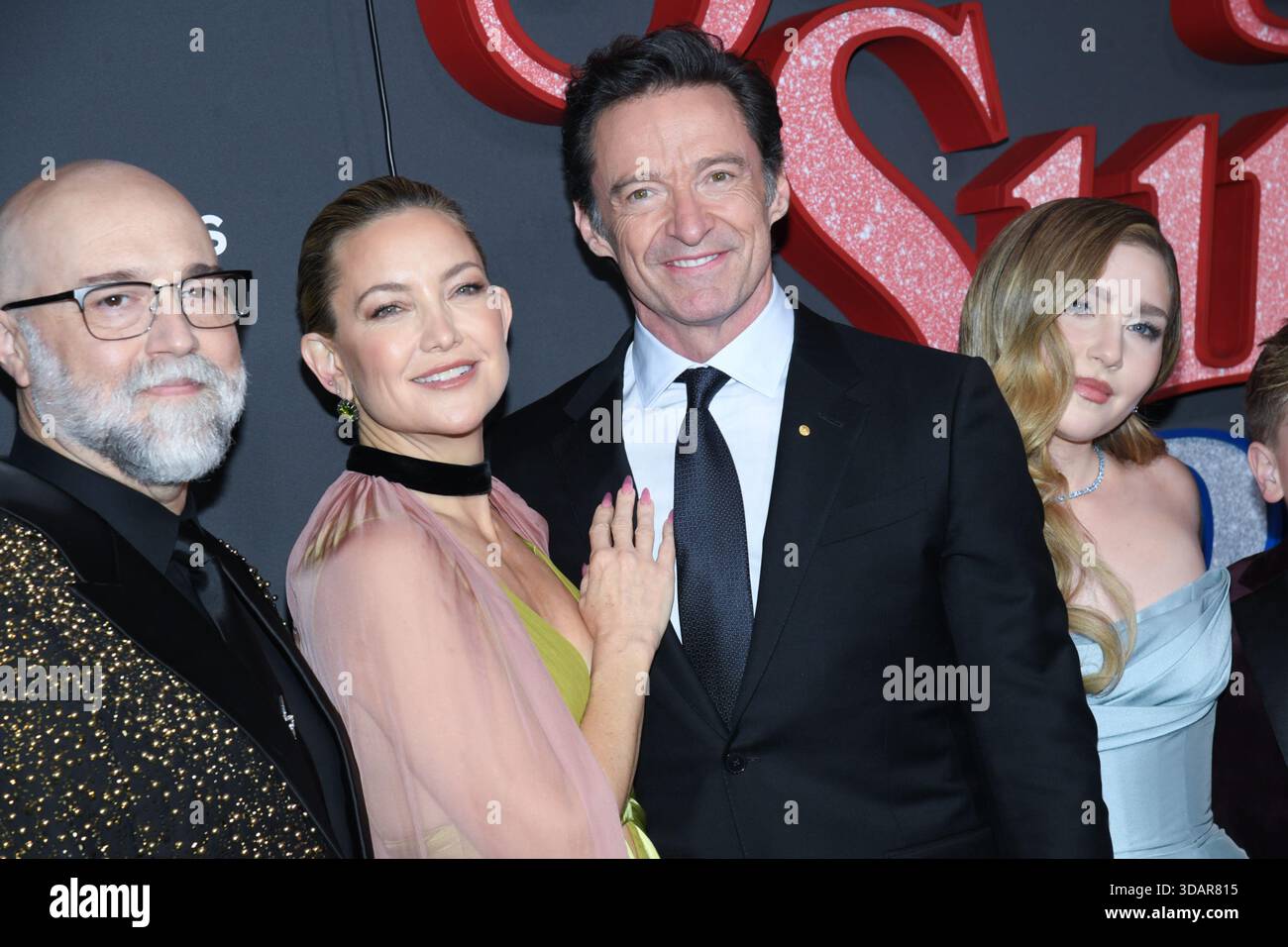 Craig Brewer, Kate Hudson, Hugh Jackman, and Ella Anderson attend the ...