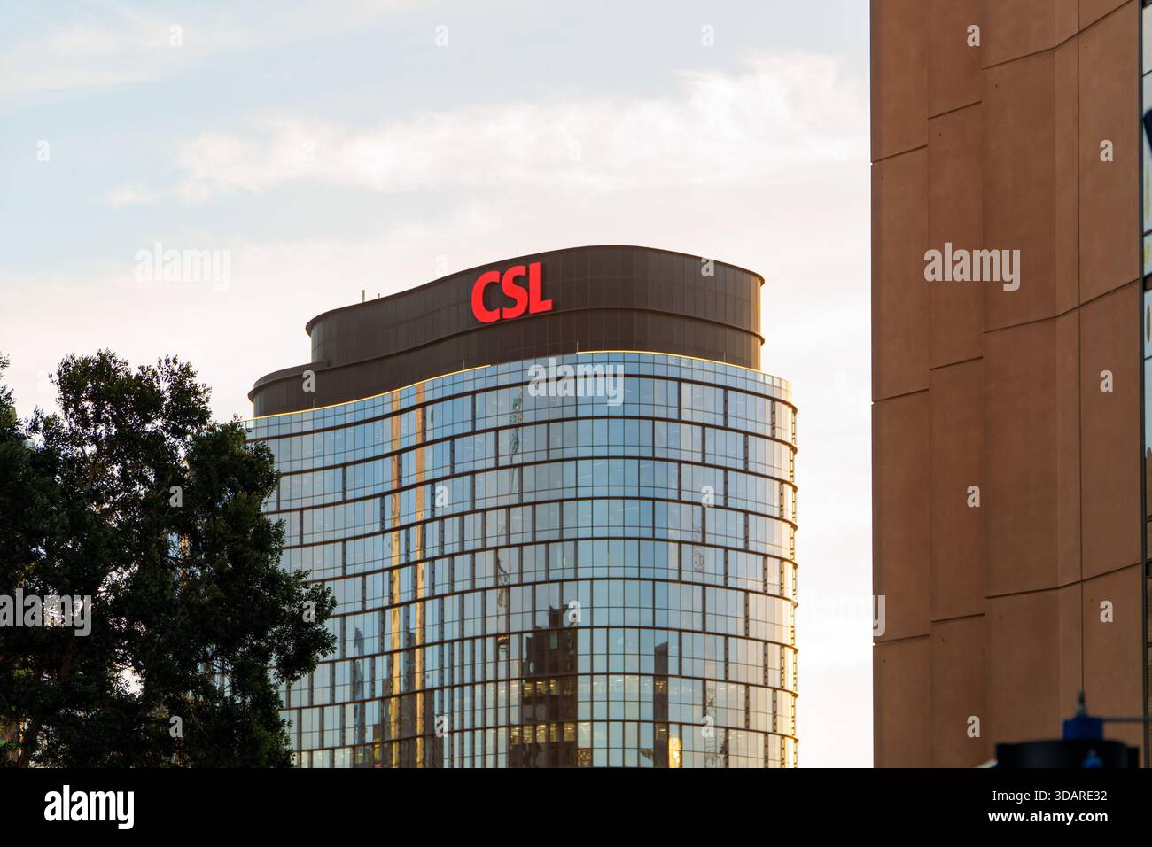 Melbourne, VIC, Australia. December 11, 2025. - A contemporary CSL ...