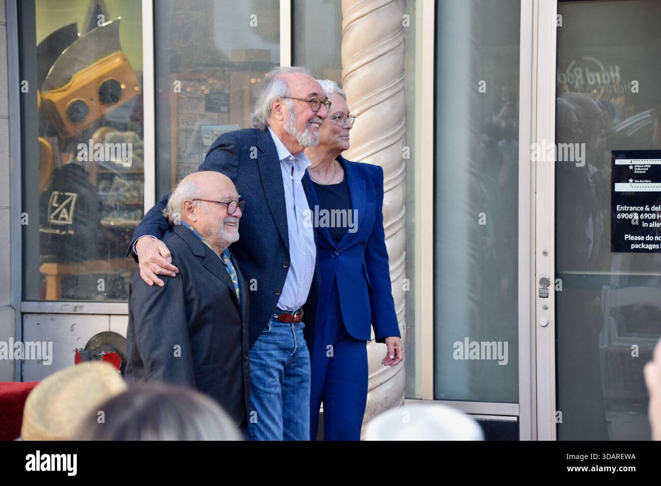 Los Angeles, USA. 11th Dec 2025. Danny DeVito, James L. Brooks, and ...