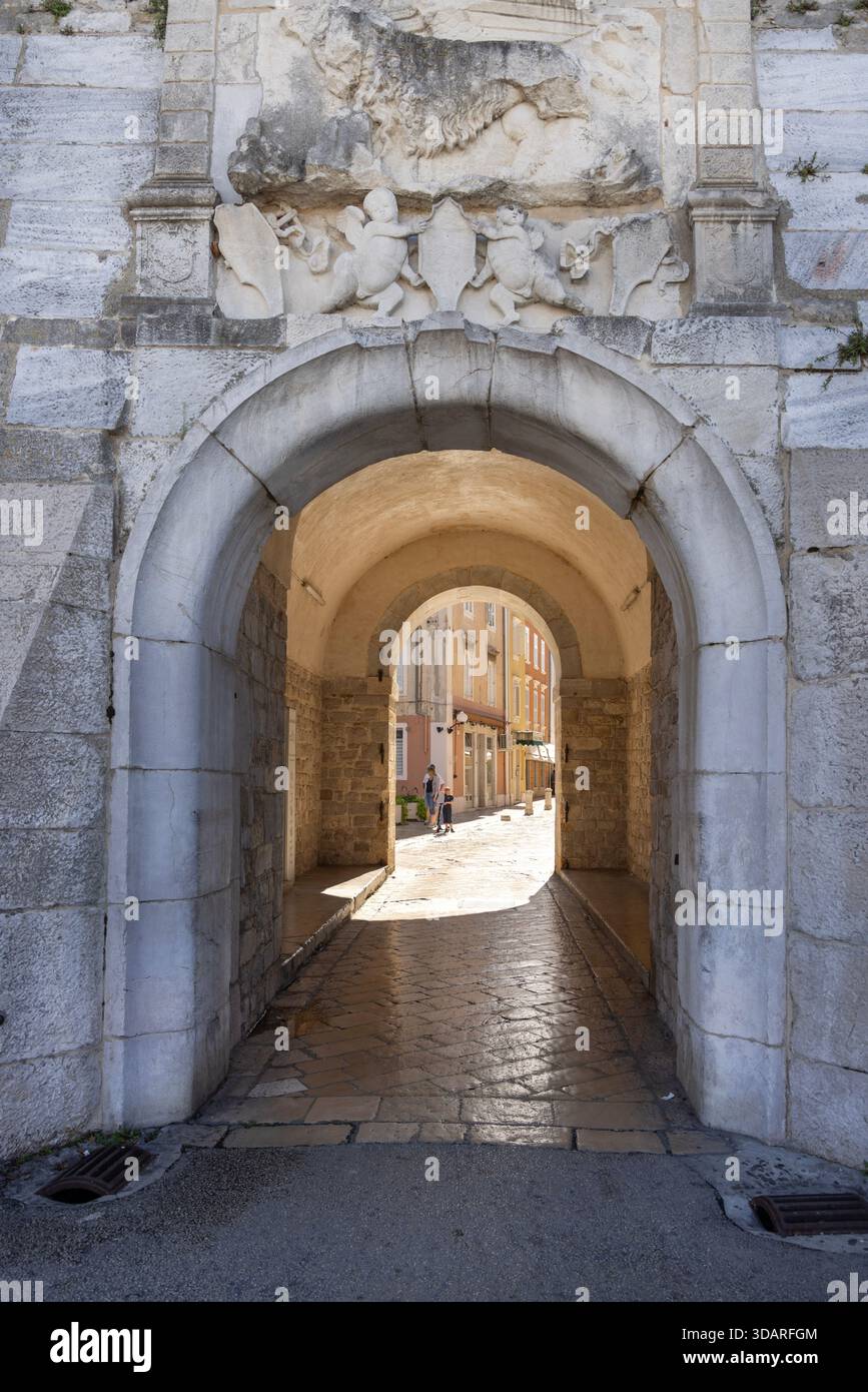 Zadar, Croatia - September 14, 2025: Renaissance Sea Gate (Morska vrata ...