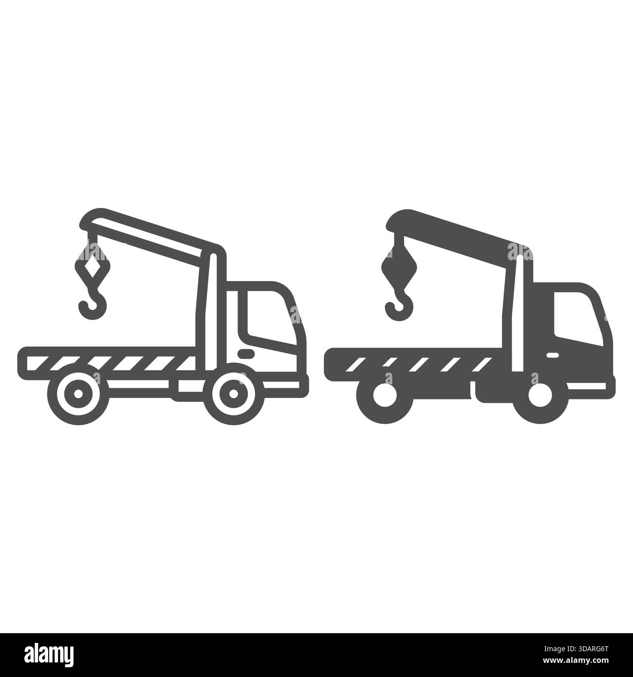 Car crash vehicle recovery Cut Out Stock Images & Pictures - Alamy