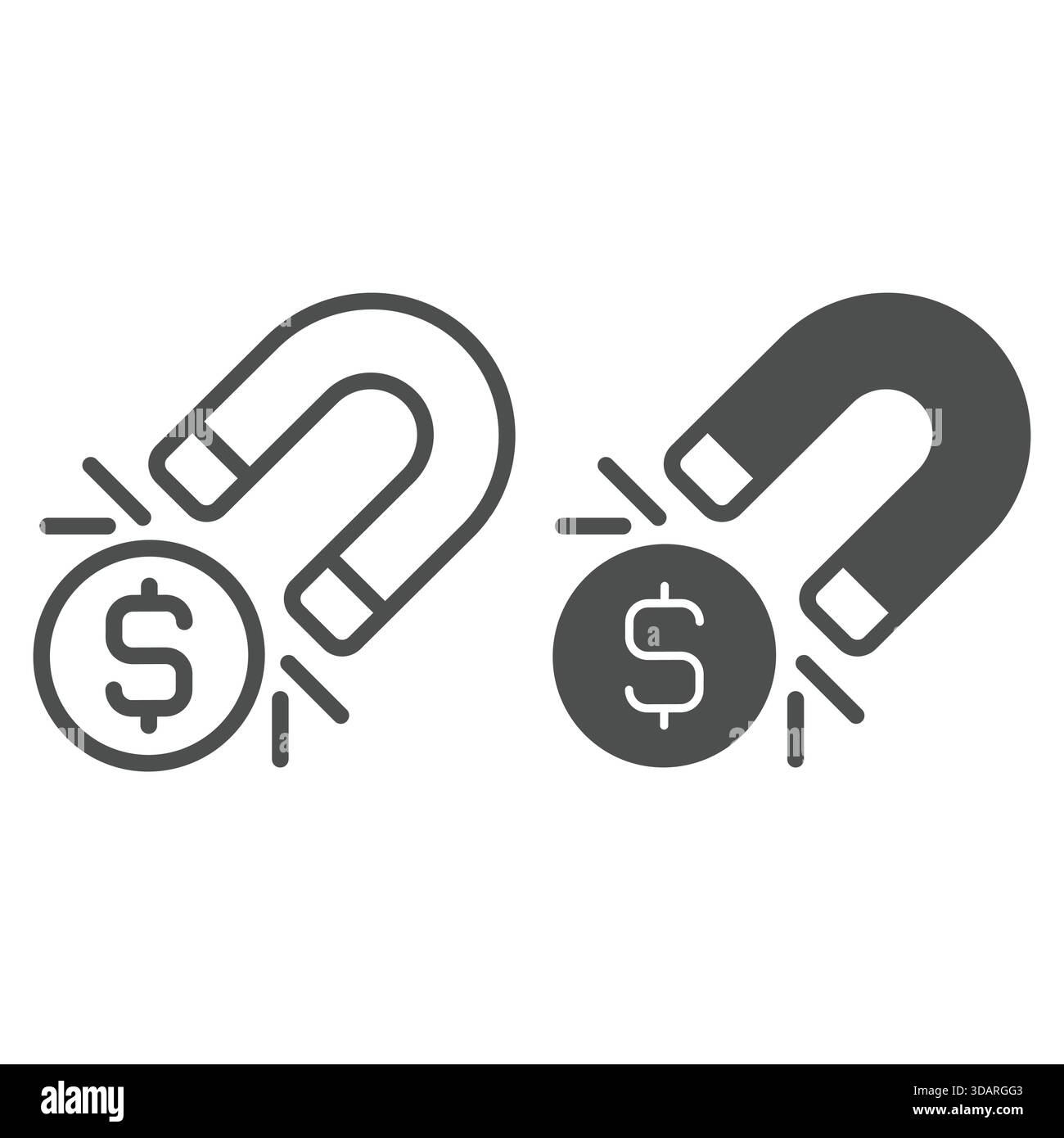 Attract business concept Black and White Stock Photos & Images - Alamy
