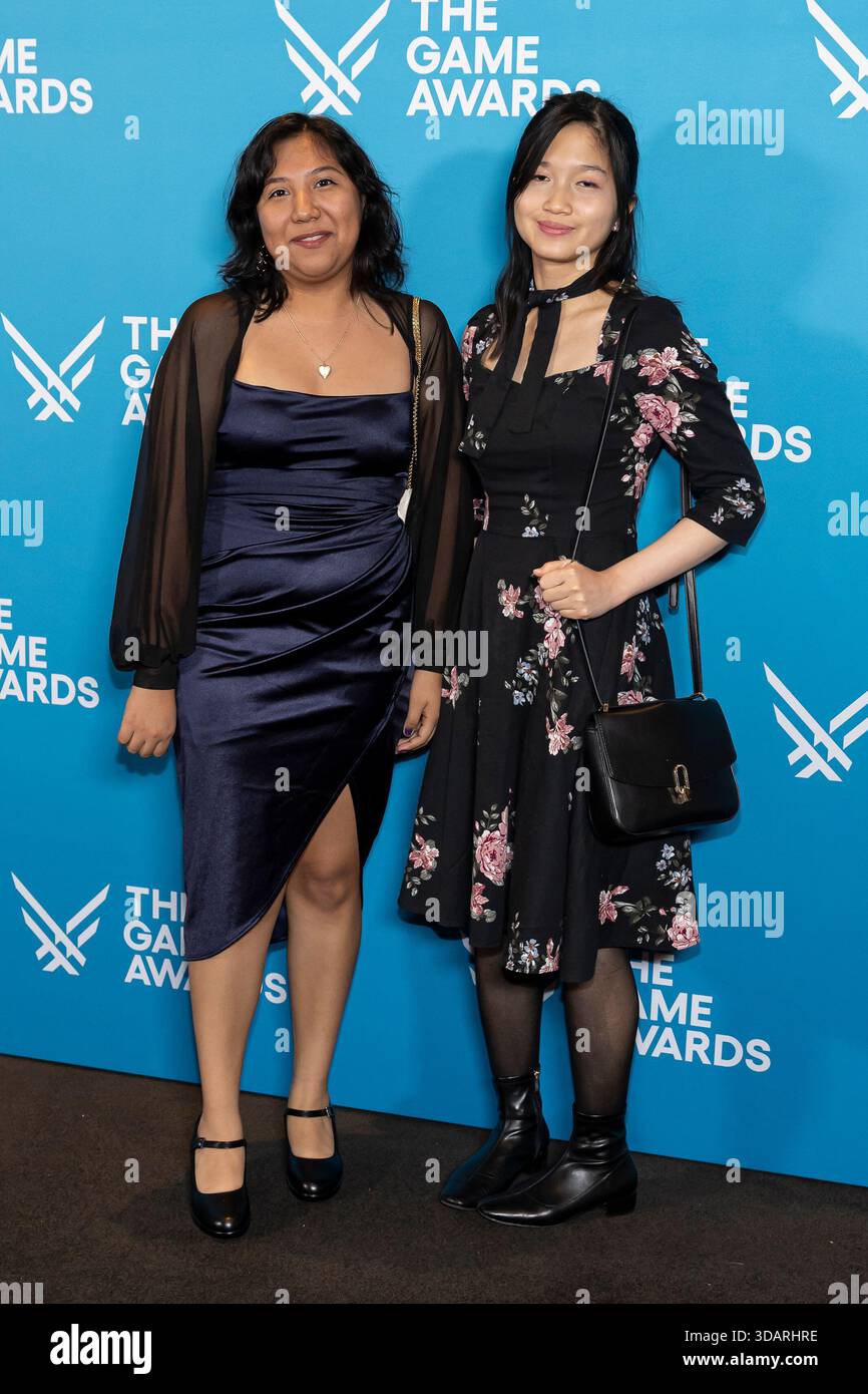 Monica Paredes and Allison Lee attend the arrivals of “THE GAME AWARDS ...