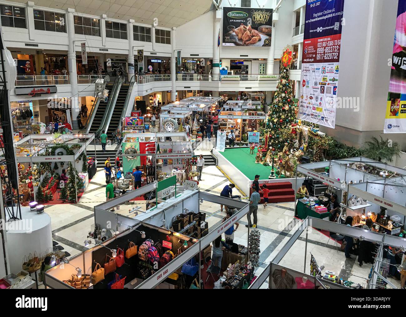 Summer Christmas market held as early as July, Ayala Malls Glorietta ...