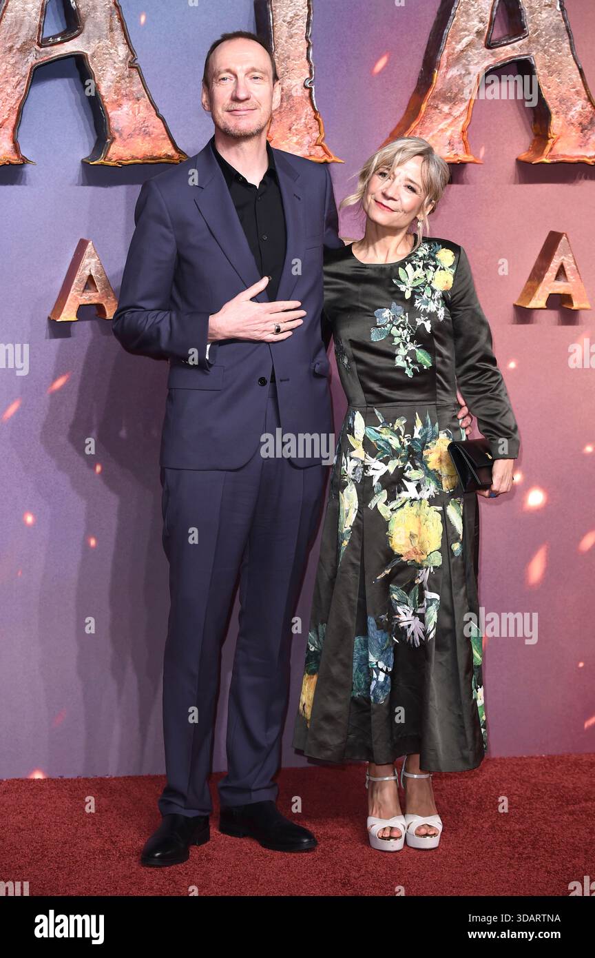 David Thewlis with wife Hermine Poitou at the premiere of the movie ...