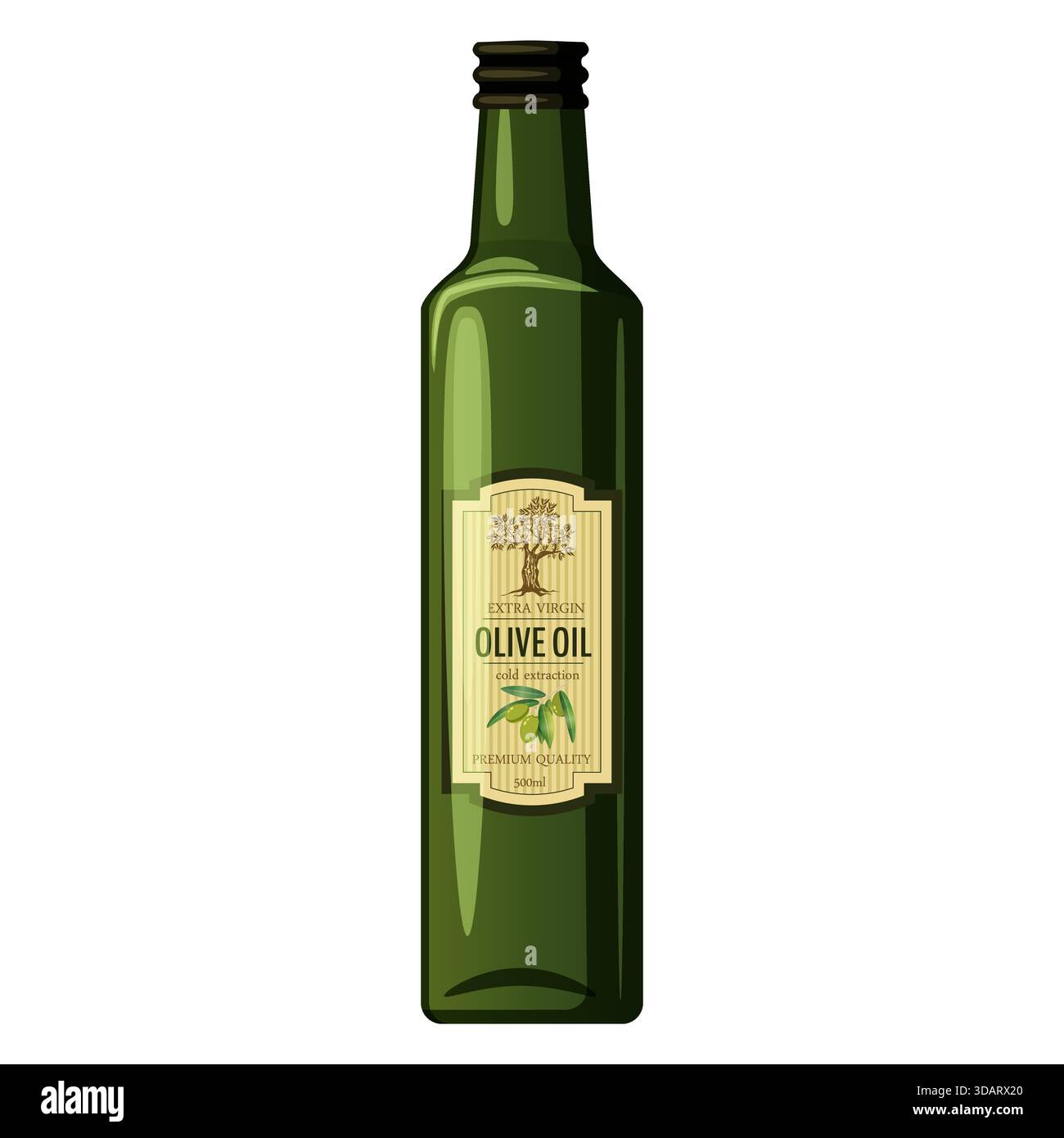 Olive oil pitcher green Stock Vector Images - Alamy
