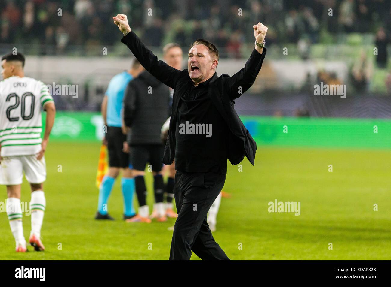 Budapest, Hungary. 11th, December 2025. Head coach Robbie Keane of ...