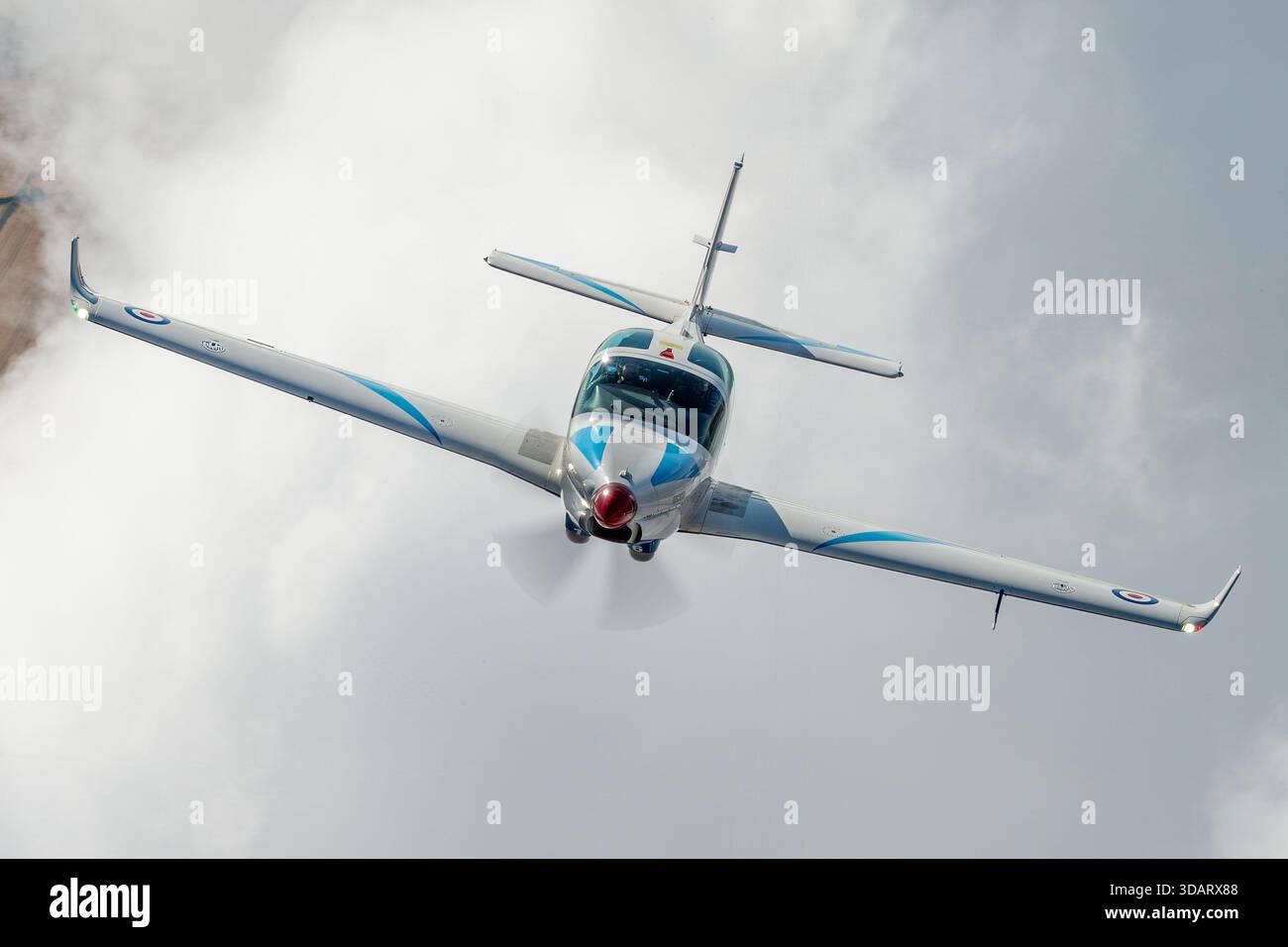 The RAF Grob G120TP Prefect T1, registration ZM316, is pictured in ...