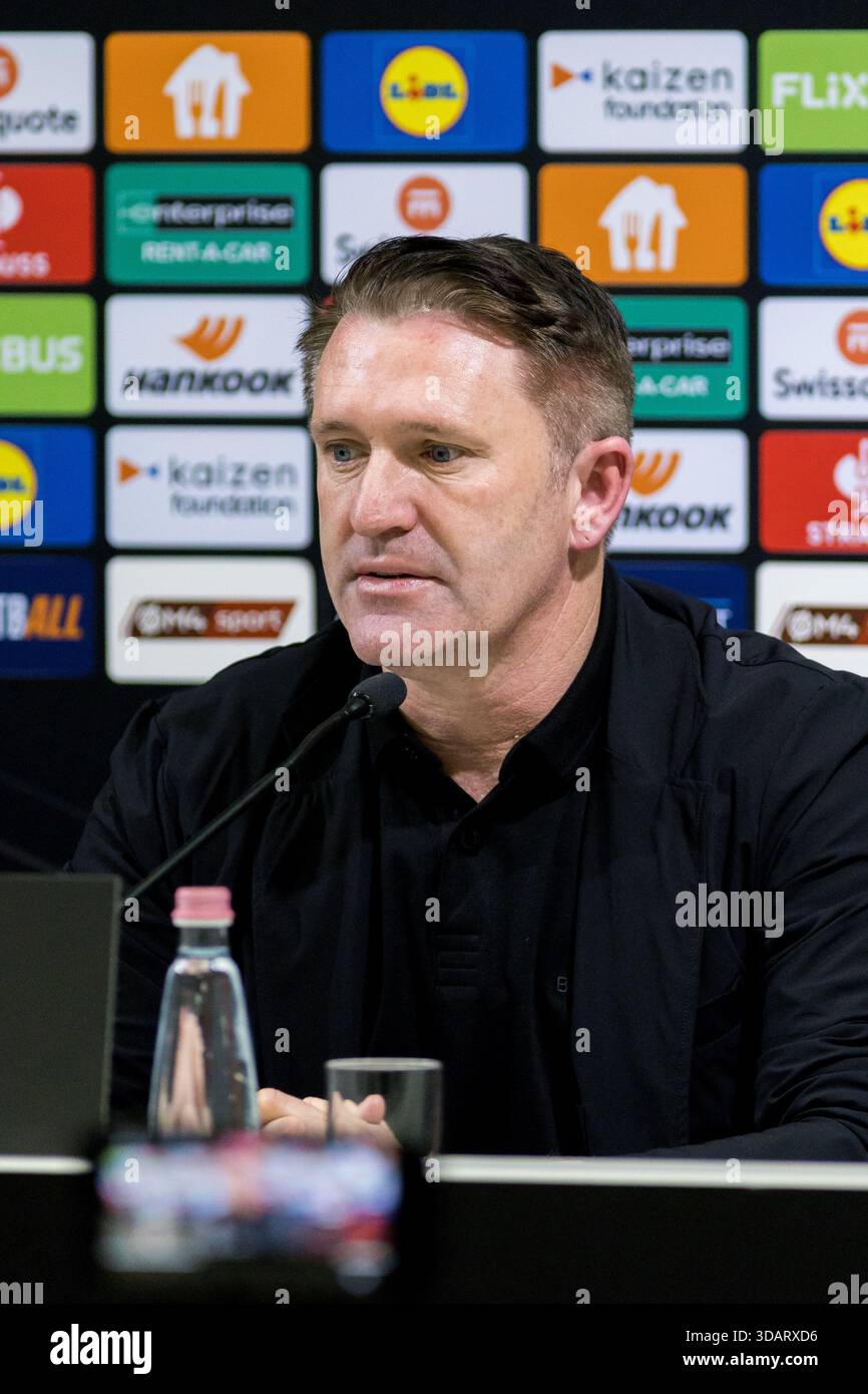 Budapest, Hungary. 11th, December 2025. Head coach Robbie Keane of ...