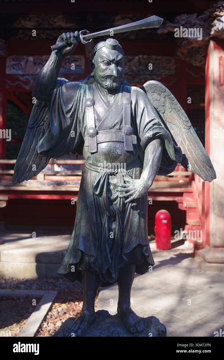 Tengu Statue at Mt. Takao, Japan Stock Photo - Alamy